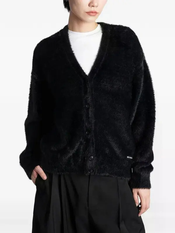 Alexander Wang Textured Chenille V-neck Cardigan