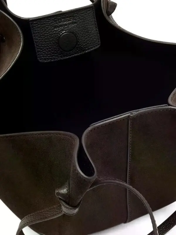 Yuzefi Mochi Suede Tote Bag - Brown