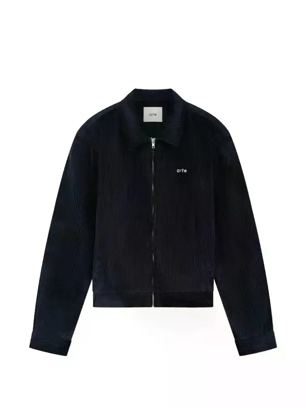 ARTE ANTWERP Corduroy Logo-embroidered Jacket