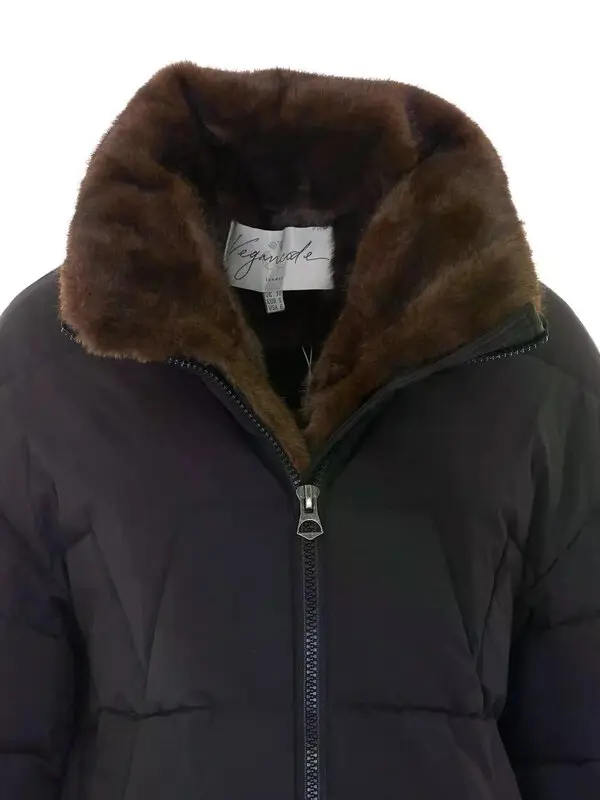 VEGANCODE Padded Faux-fur-trim Jacket
