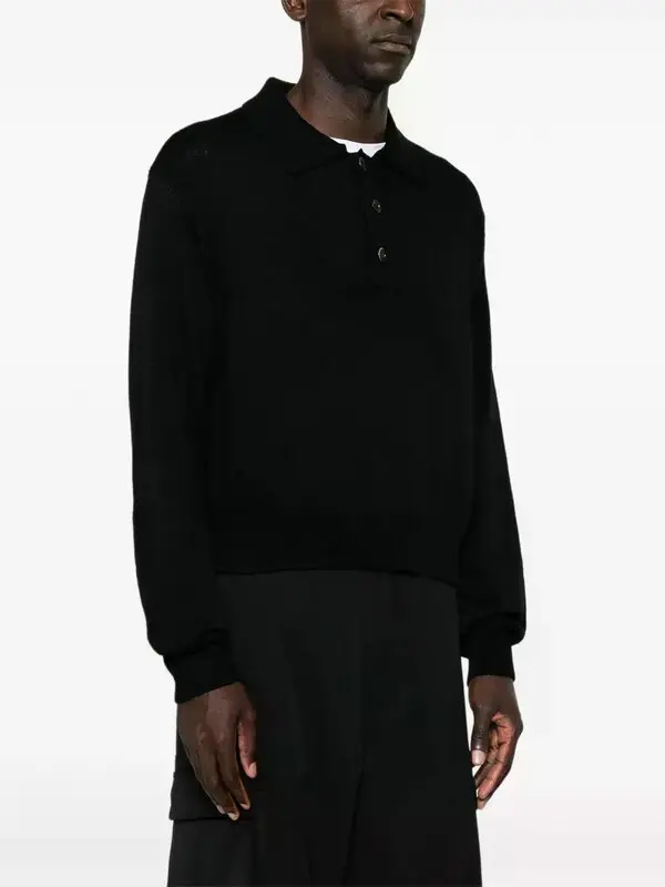 NINE:INTHE:MORNING Oscar Collared Button-up Sweater