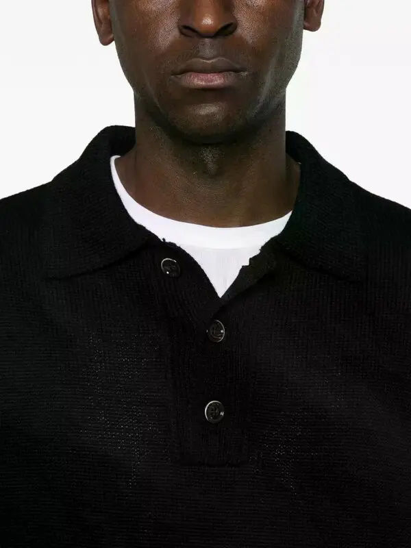 NINE:INTHE:MORNING Oscar Collared Button-up Sweater
