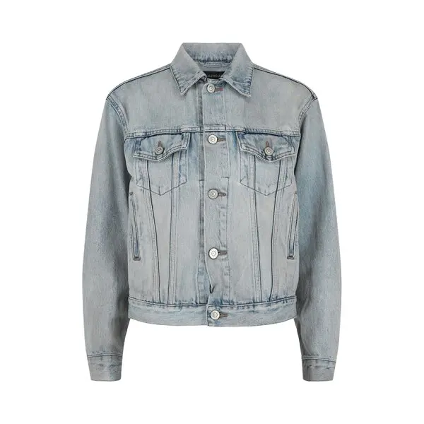 Balenciaga Shrunken Denim Jacket 'dirty