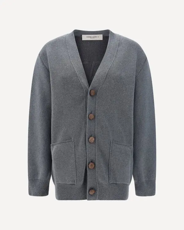 GOLDEN GOOSE Cotton V-neck Cardigan