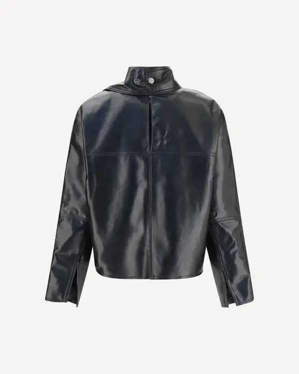 AGOLDE Kembra Recycled Leather Top