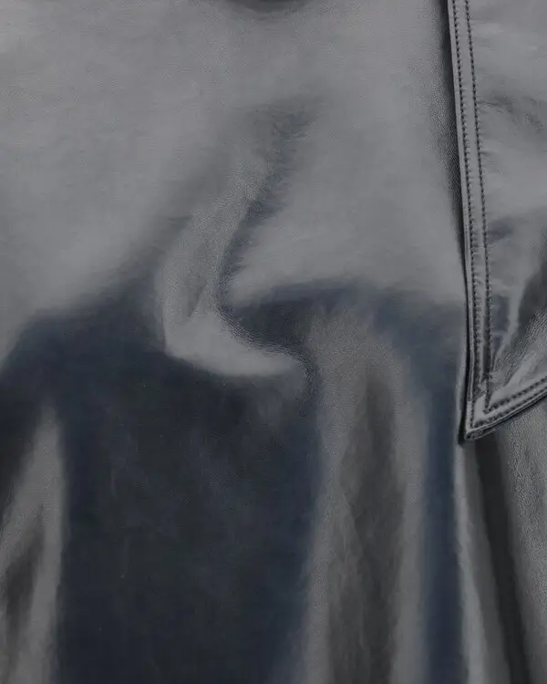 AGOLDE Kembra Recycled Leather Top