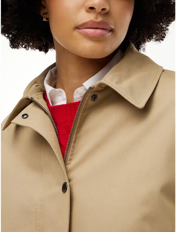 Tommy Hilfiger Faux Fur-trimmed Bomber Jacket