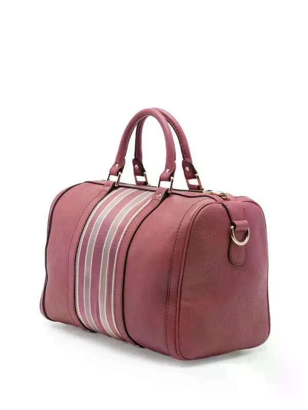 Gucci 2016-2026 Medium Calfskin Web Joy Boston Bag Satchel