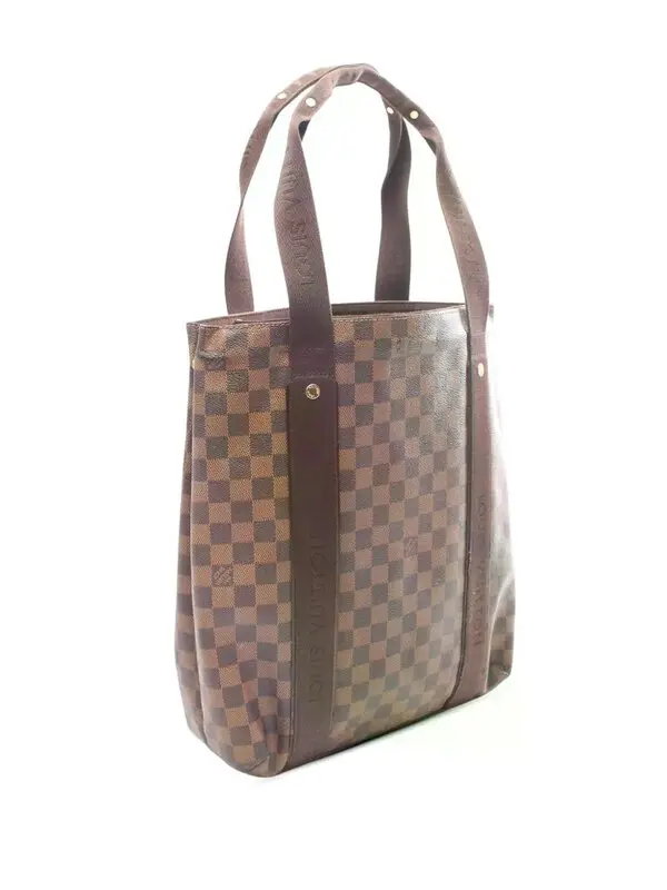 LOUIS VUITTON 2008 Damier Ebene Cabas Beaubourg Tote Bag