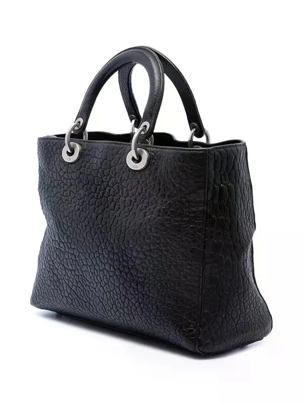 Dior 2017 Large Canyon Grained Lambskin Lady Satchel