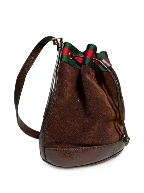 Gucci Small Venice Web-stripe Bucket Bag
