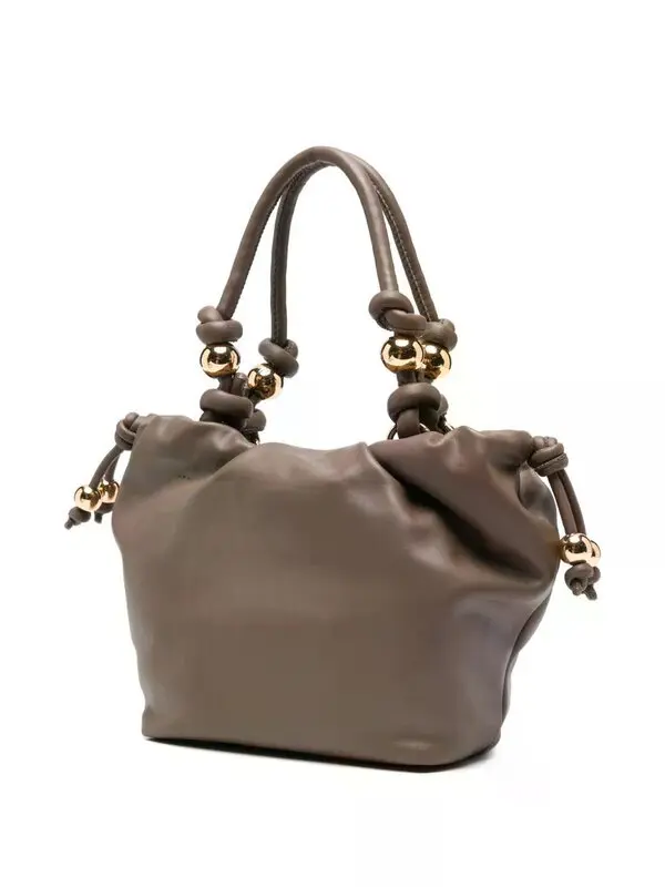 Moschino Bead-embellished Ruched Tote Bag