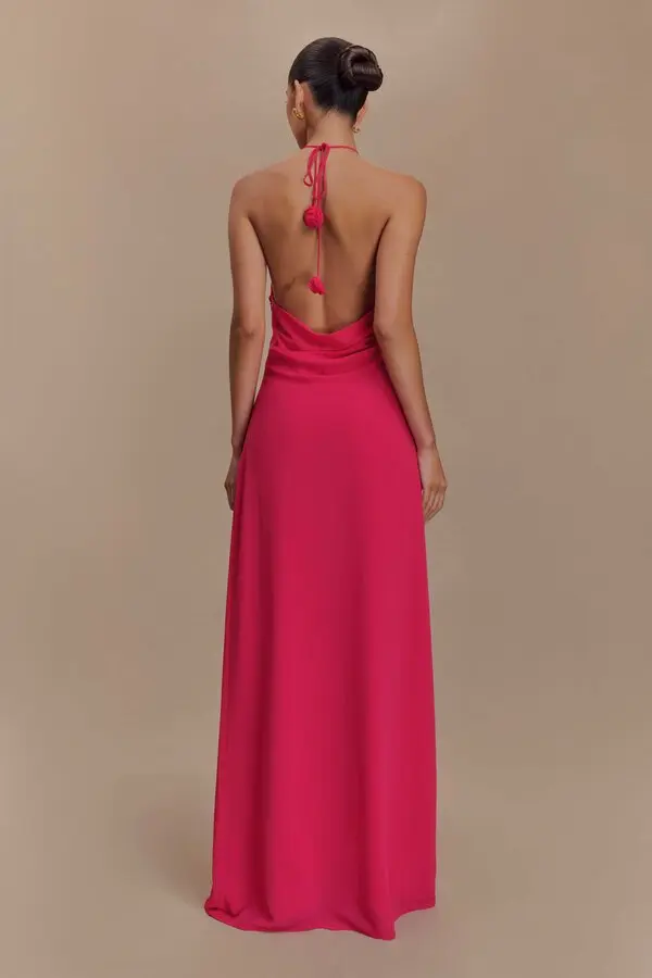 Meshki Rosalia Cowl Neck Maxi Dress