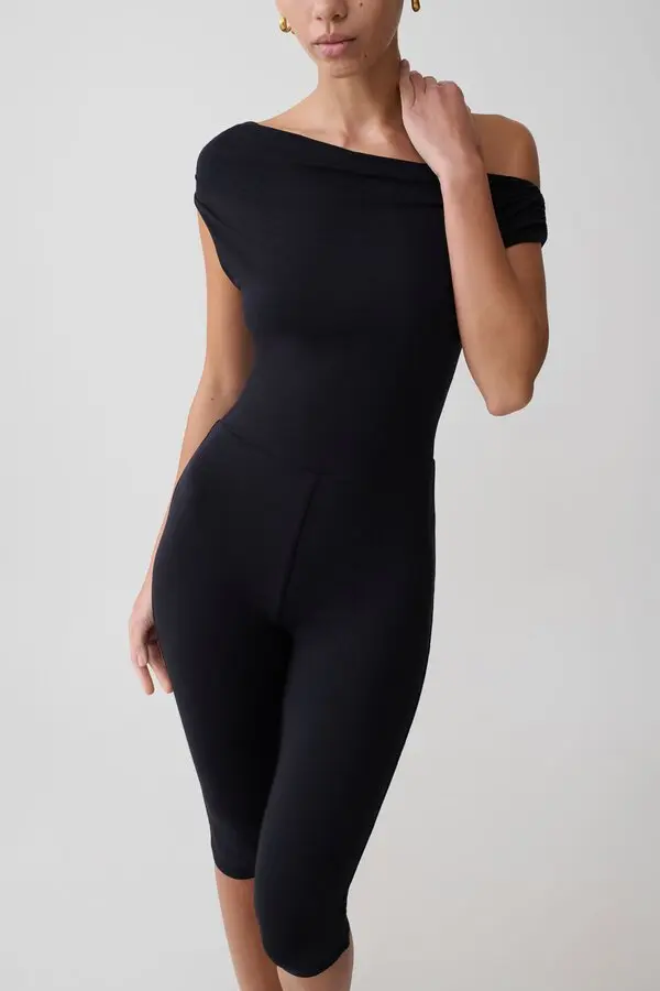 Meshki Anh One Shoulder Modal Jumpsuit