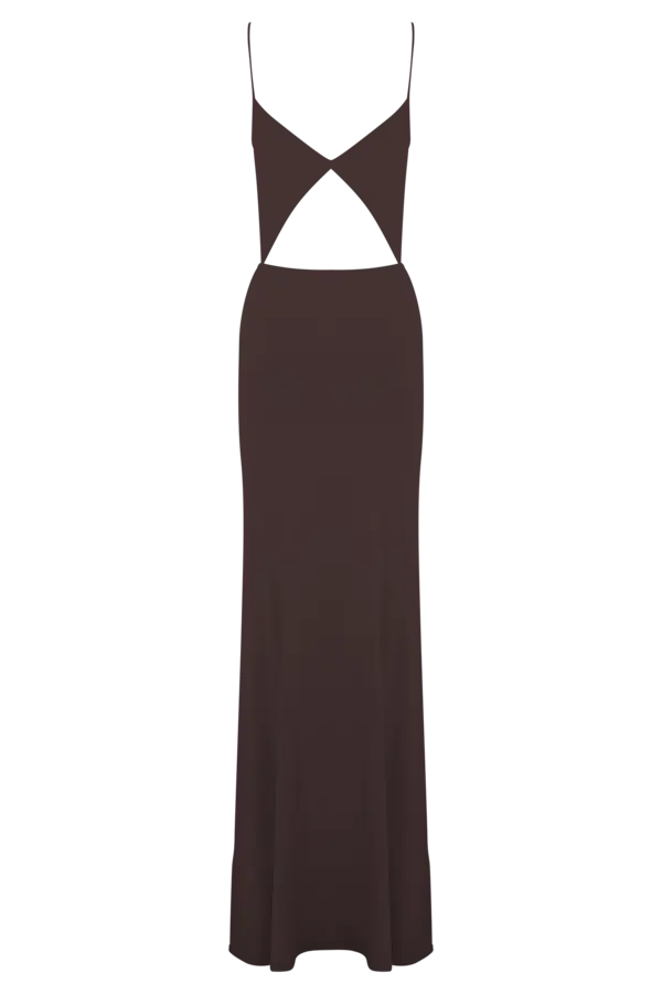Meshki Reama Wrap Over Knit Maxi Dress