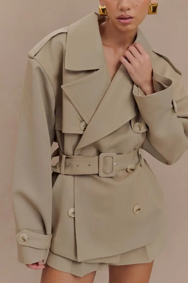 Meshki Alden Short Trench Jacket