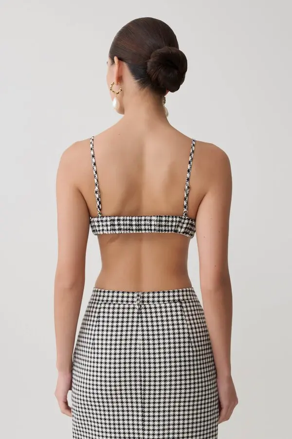 Meshki Amelie Tweed Bralette