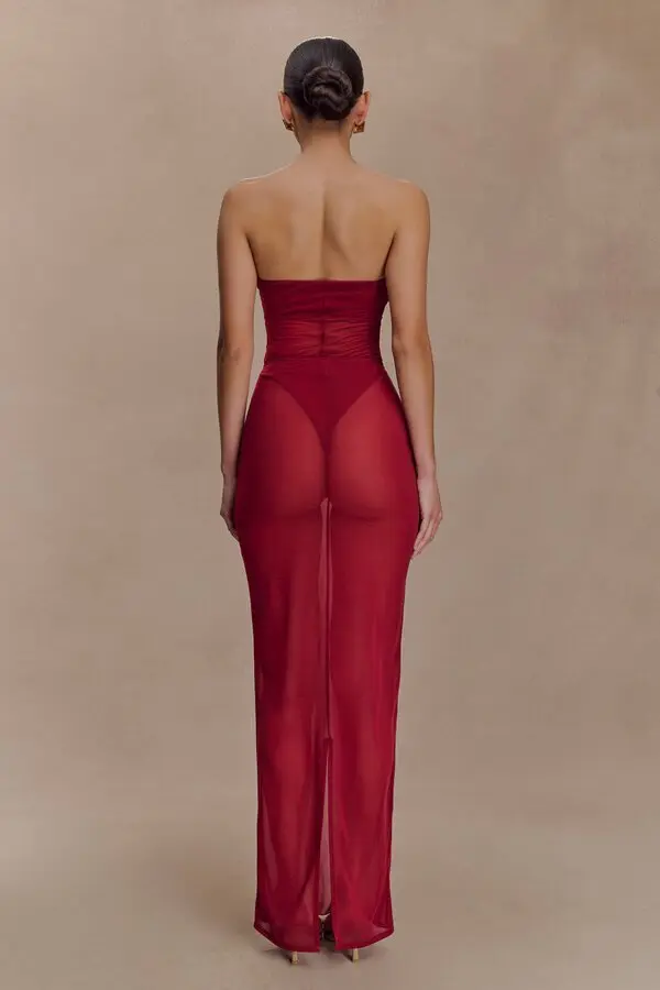 Meshki Aoife Mesh Maxi Skirt