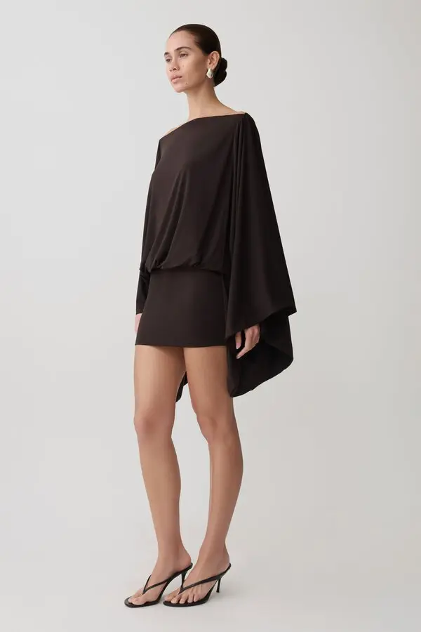 Meshki Jessy Draped Mini Dress