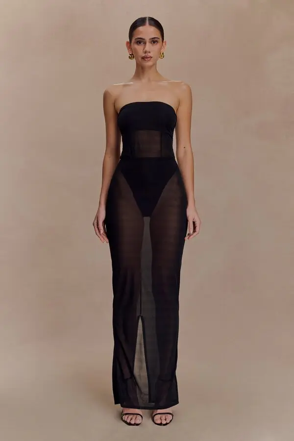 Meshki Aoife Mesh Maxi Skirt
