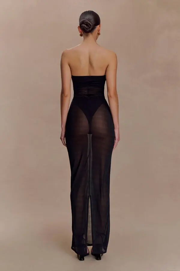 Meshki Aoife Mesh Maxi Skirt