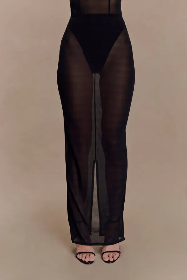 Meshki Aoife Mesh Maxi Skirt