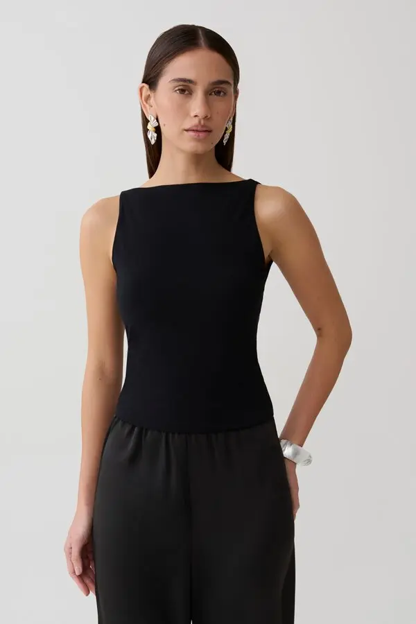 Meshki Yura Backless Twist Top