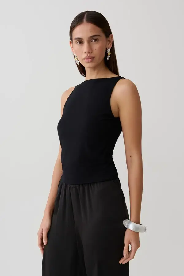 Meshki Yura Backless Twist Top
