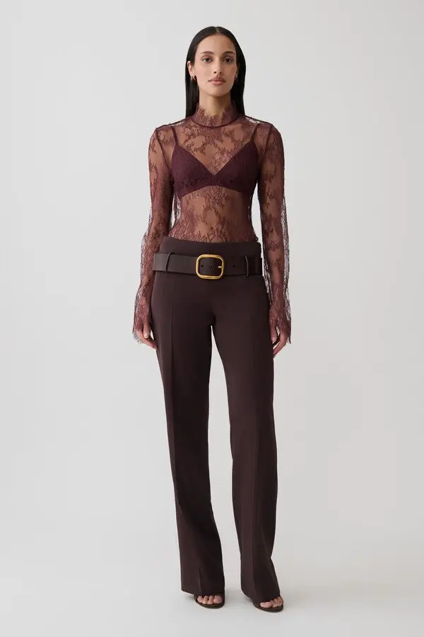 Meshki Brooke Straight Leg Suiting Pant