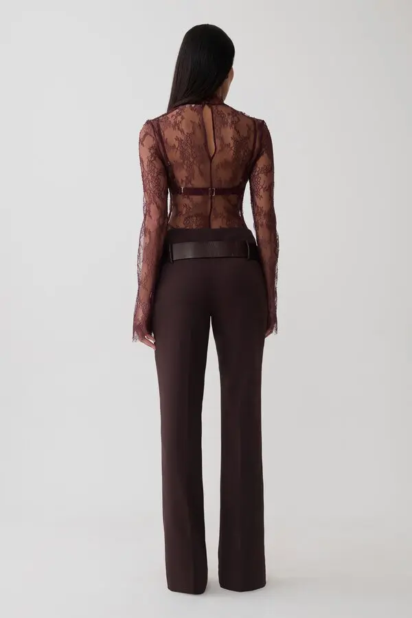 Meshki Brooke Straight Leg Suiting Pant