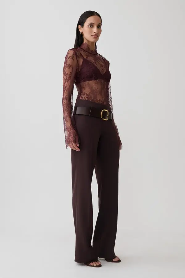 Meshki Brooke Straight Leg Suiting Pant
