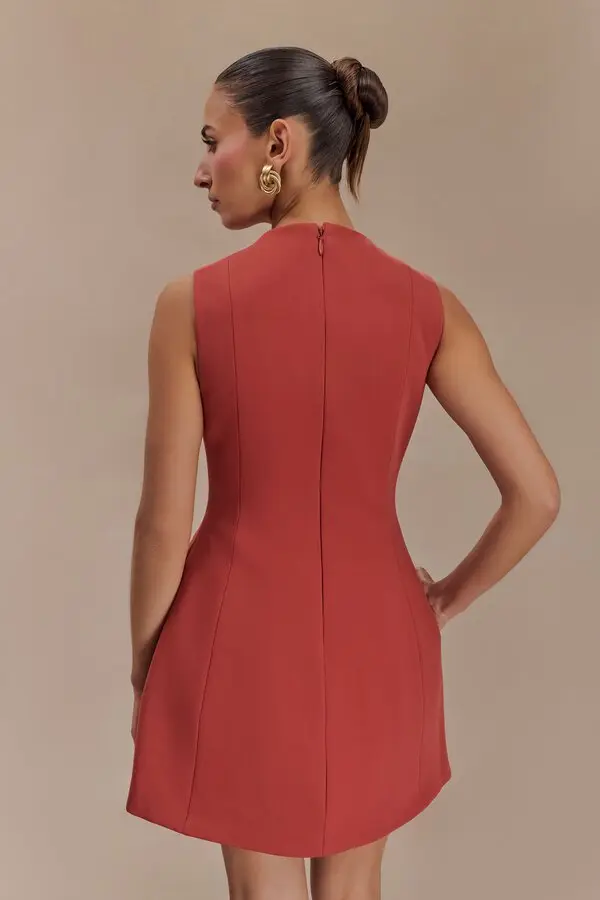 Meshki Winona Suiting Mini Dress With Cut Out
