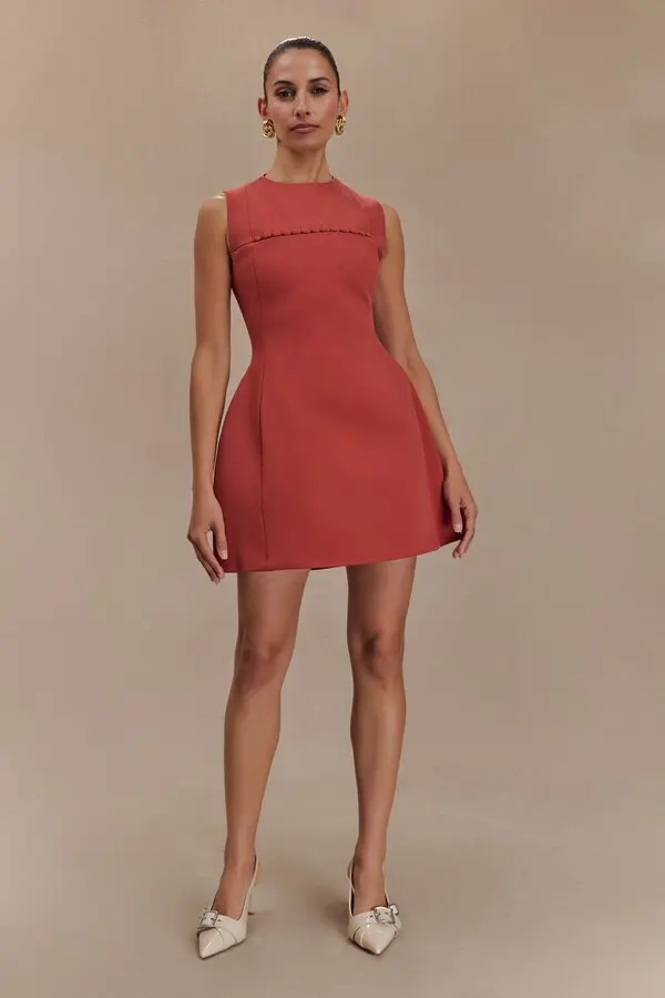 Meshki Winona Suiting Mini Dress With Cut Out