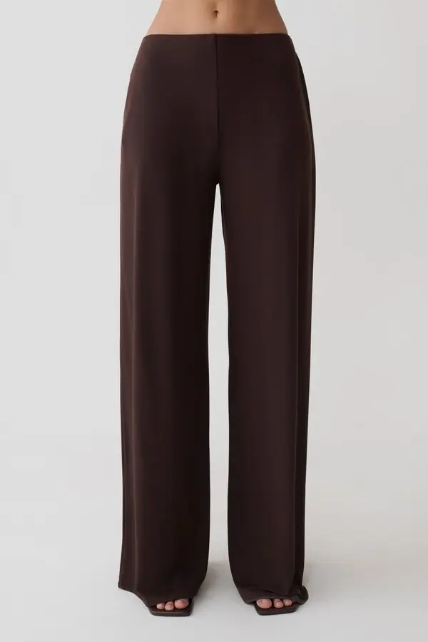 Meshki Krysh Wide Leg Peached Jersey Pants