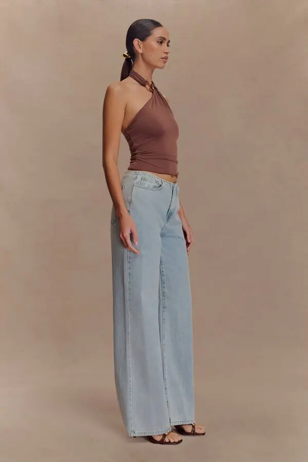 Meshki Mariposa Slinky Halter Top