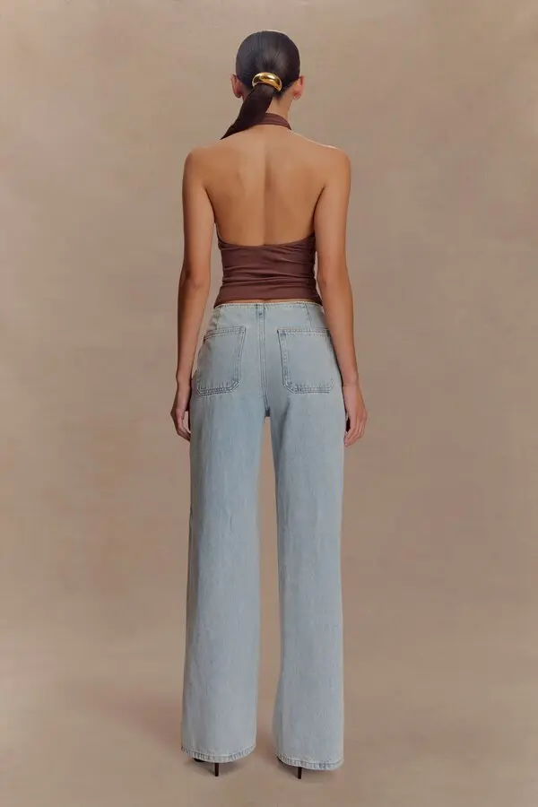 Meshki Mariposa Slinky Halter Top
