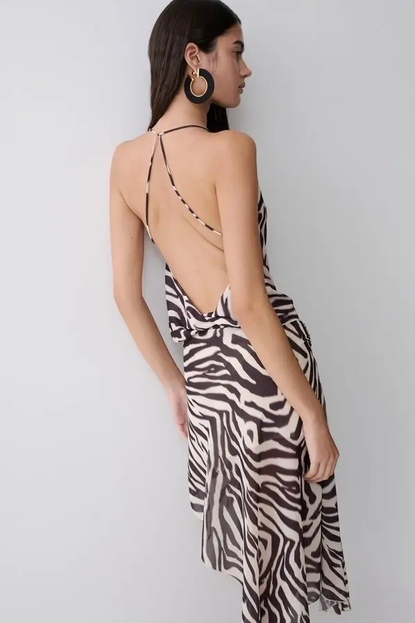 Meshki Lana Low Back Chiffon Top