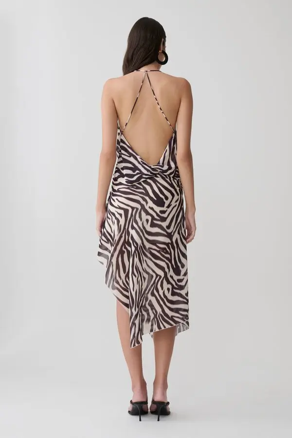 Meshki Lana Low Back Chiffon Top