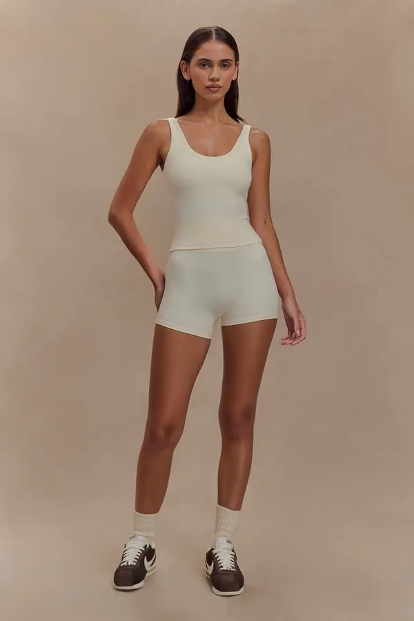 Meshki Orion Active Bike Shorts - Ivory
