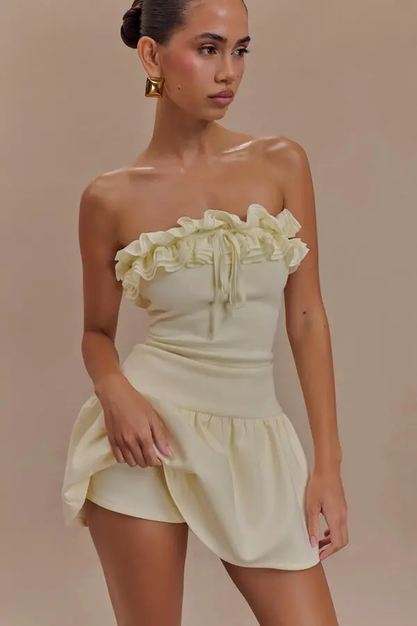 Meshki Jennie Frill Mini Skort