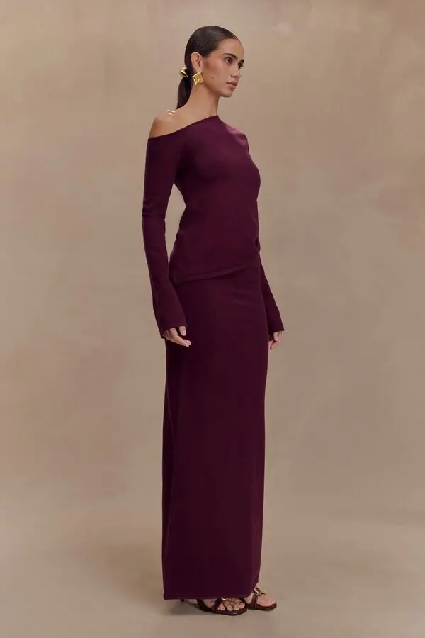 Meshki Miles Knit Maxi Skirt