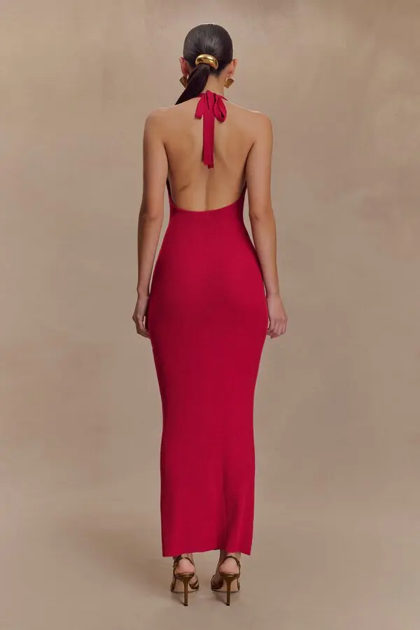 Meshki Ayella Cowl Knit Maxi Dress