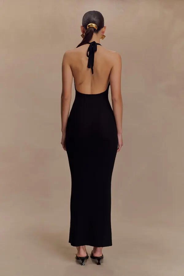 Meshki Ayella Cowl Knit Maxi Dress