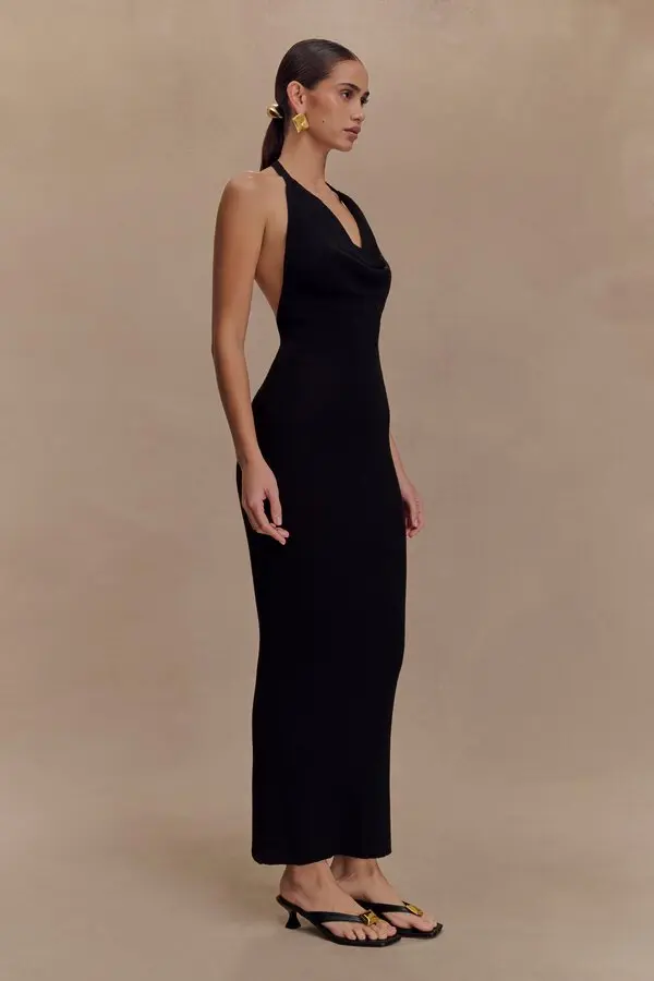 Meshki Ayella Cowl Knit Maxi Dress