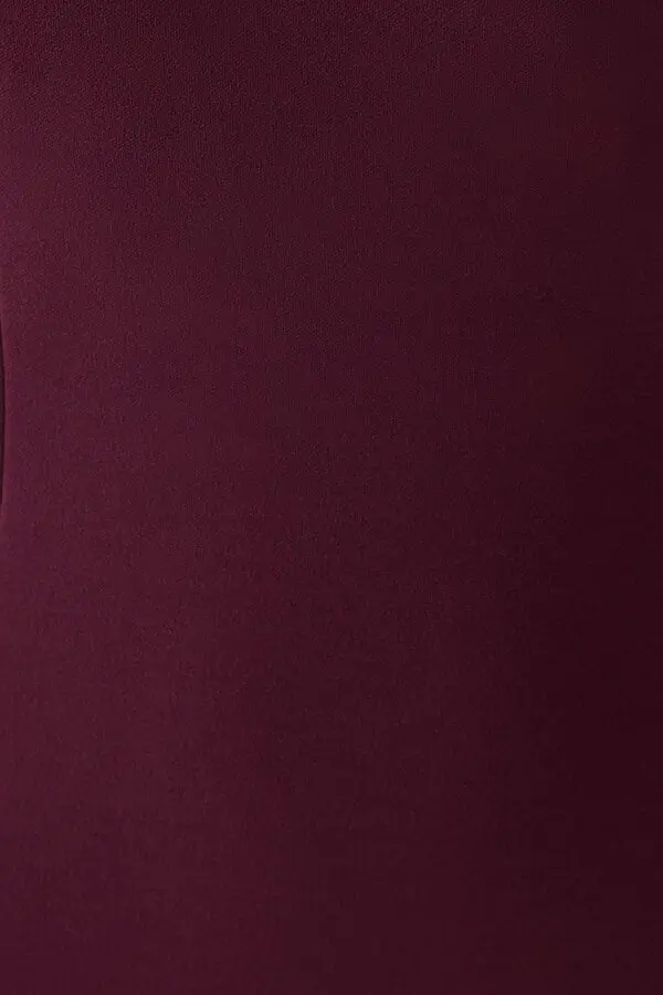 Meshki Cary Folded Strapless Crepe Midi Dress