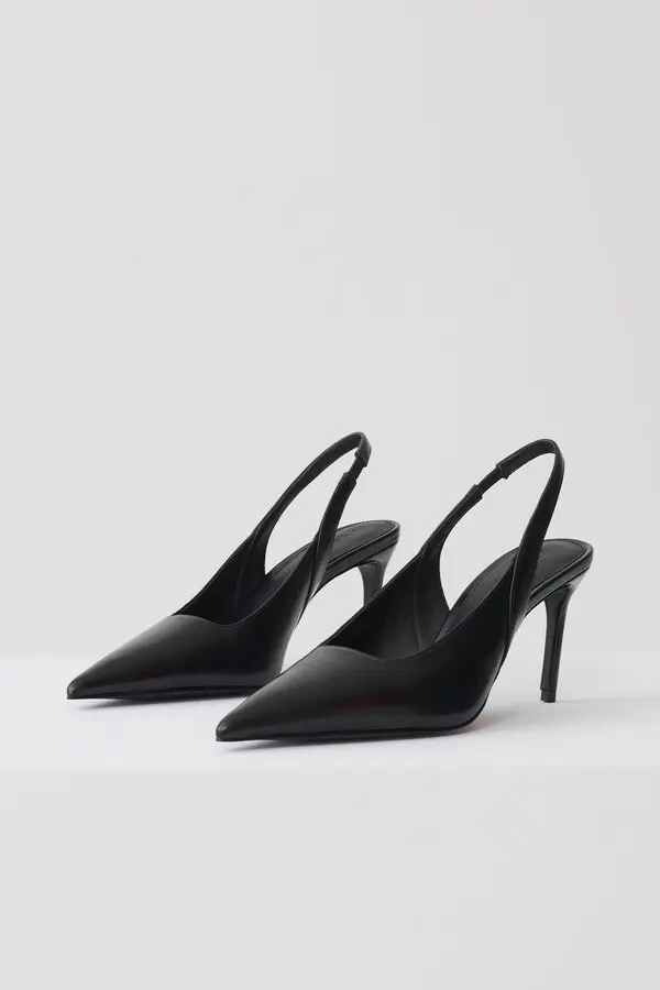 Meshki Samar Pointed Sling Back Heels