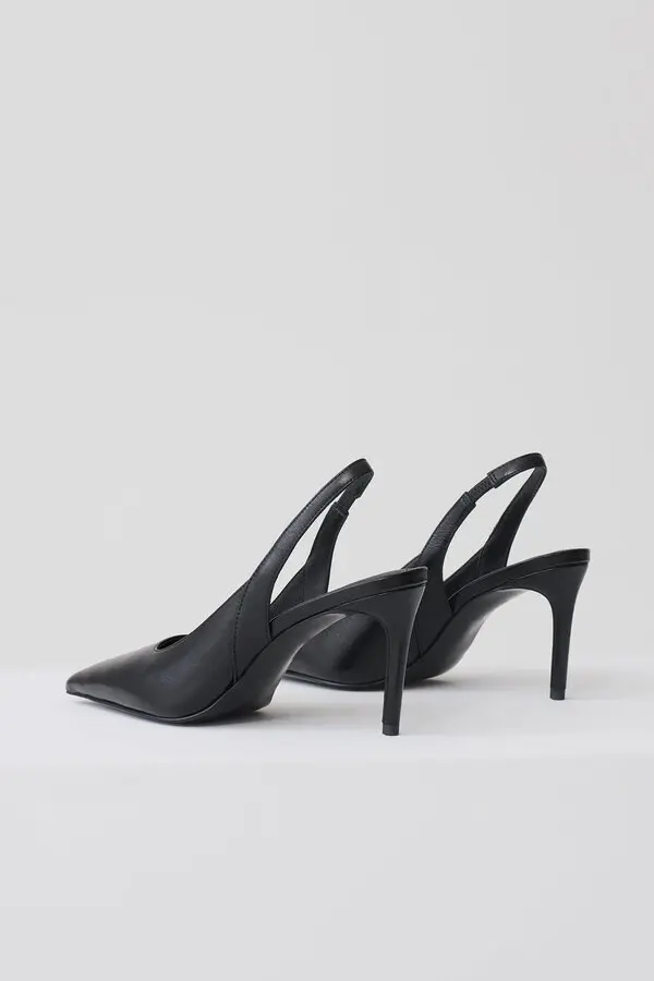 Meshki Samar Pointed Sling Back Heels