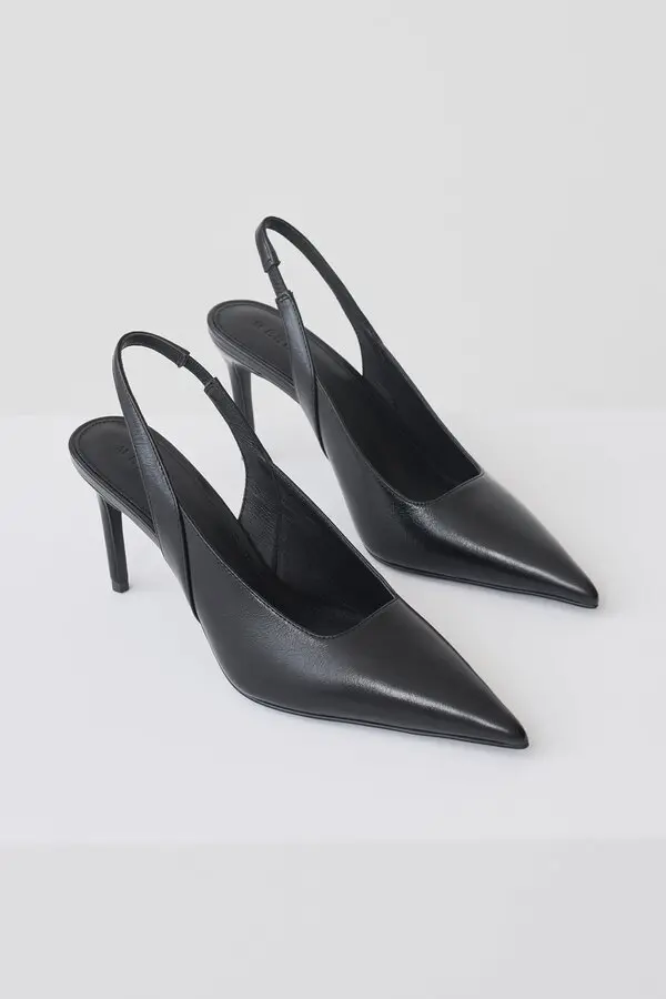 Meshki Samar Pointed Sling Back Heels