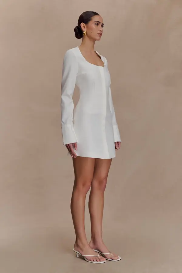 Meshki Carina Peplum Cotton Shirt Dress