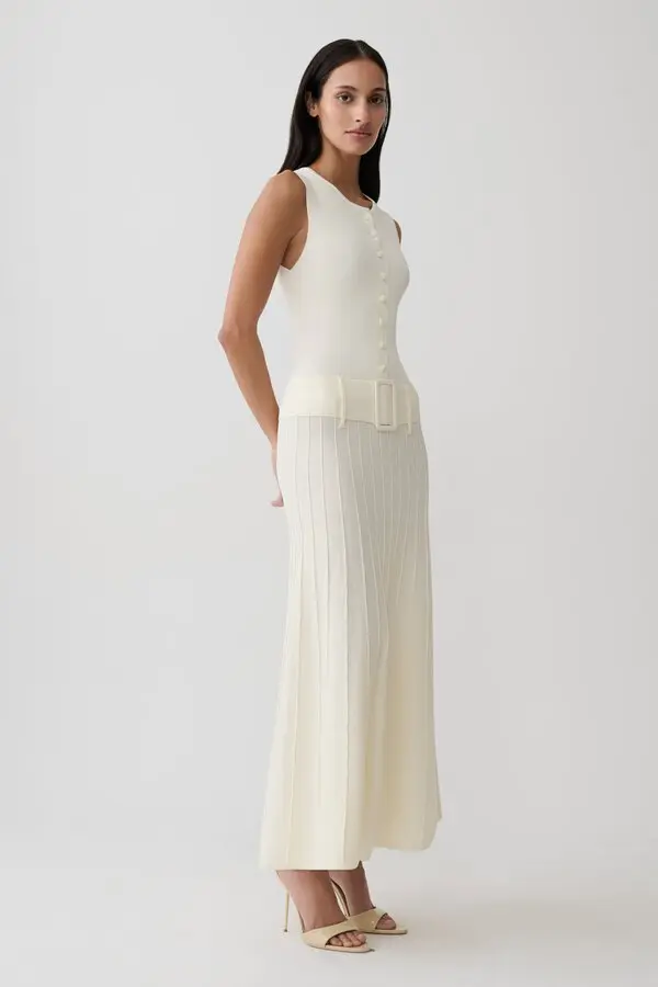 Meshki Rebena Pleated Midi Dress
